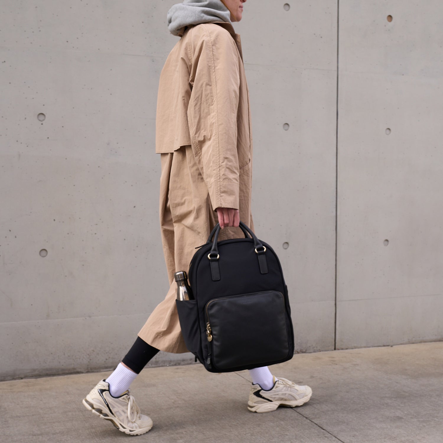 Rowledge 2 Womens Backpack - Black/Gold/Camel | Lo & Sons