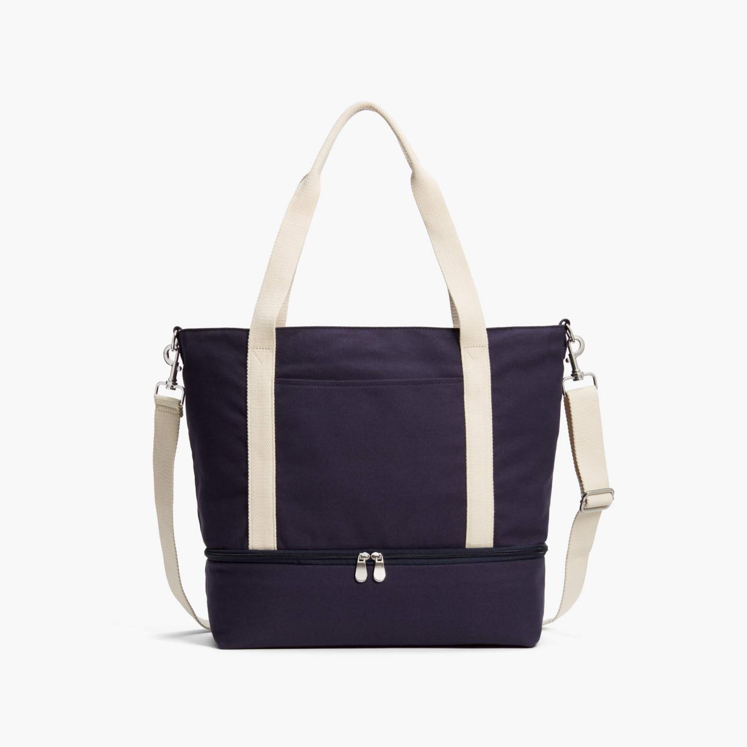 Lo & Sons Catalina Deluxe Travel Tote Bag - Navy Canvas