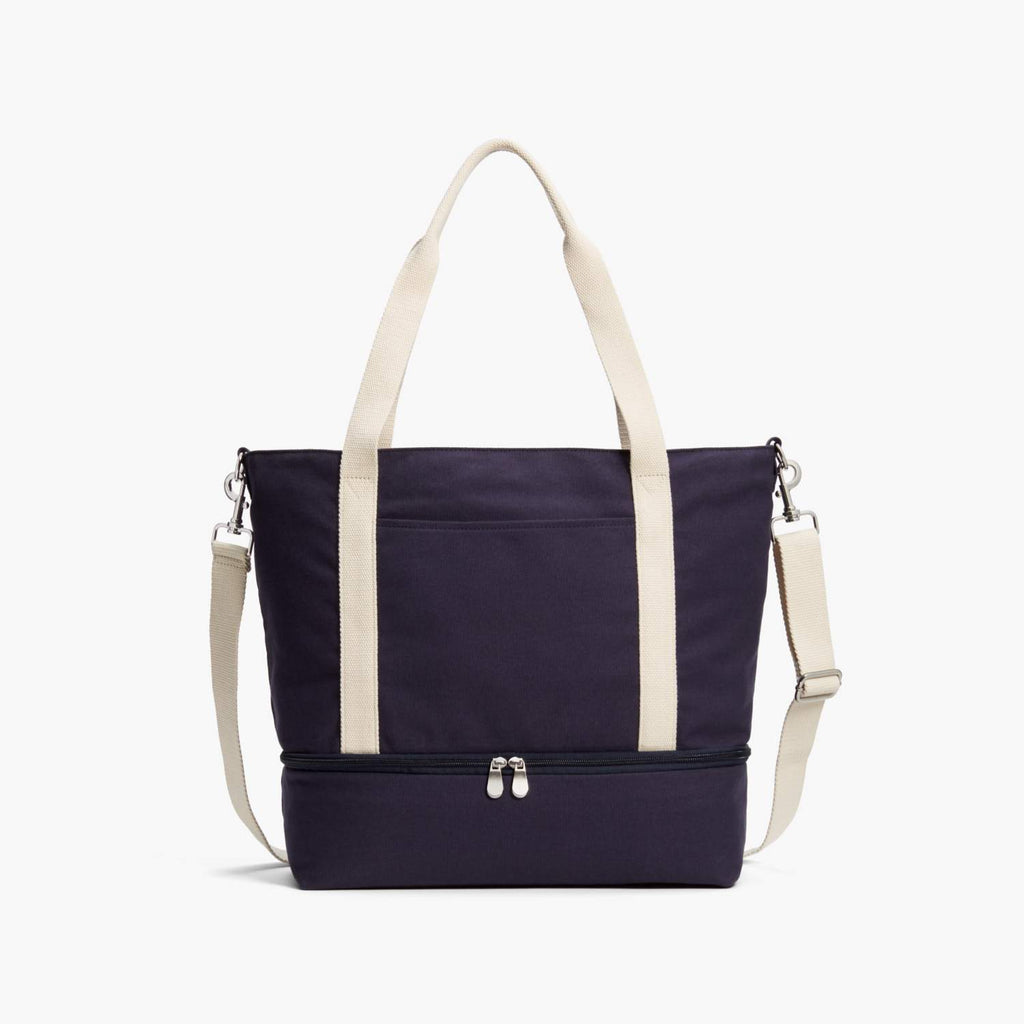 Catalina Deluxe Tote - Carry All Bag - Deep Navy Organic Canvas – Lo & Sons